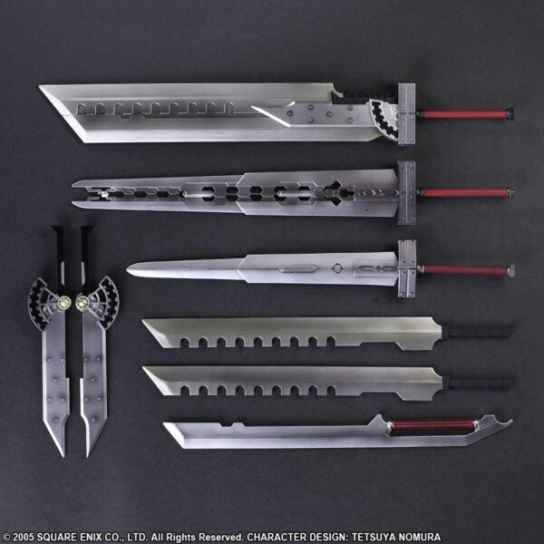 FF VII Advent Children Play Arts -Kai- Cloud Strife & Fenrir